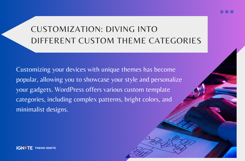 Customization: Diving into Different Custom Theme Categories – ThemeIgnite