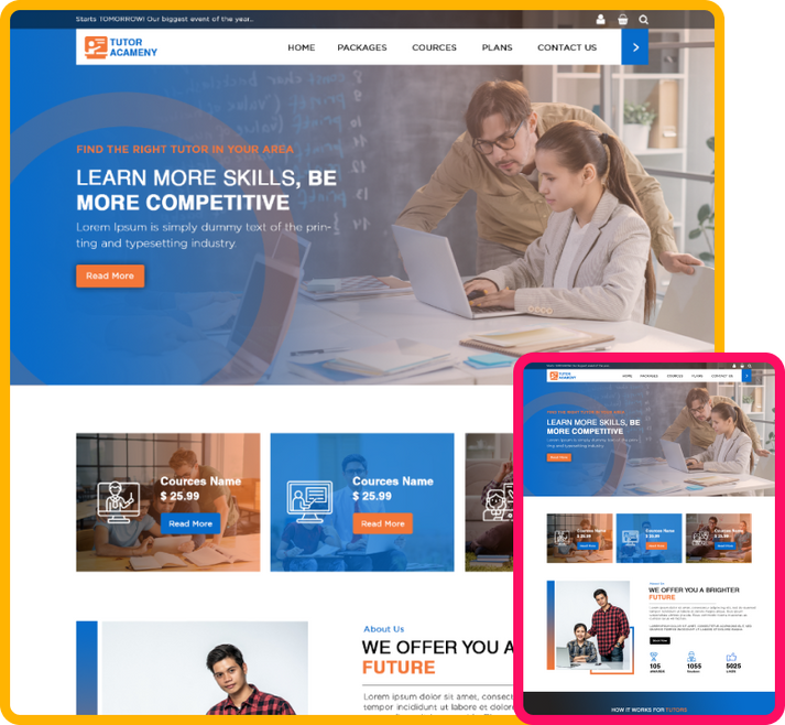 Free Tutor WordPress Theme - Empower Students, Anywhere!