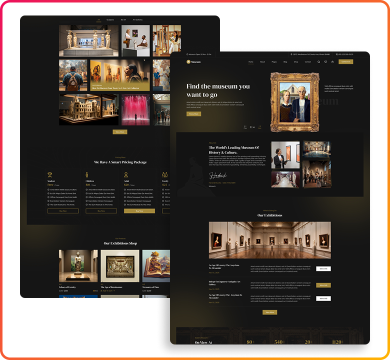 Best Museum WordPress Theme for Art Galleries and Exhibitions